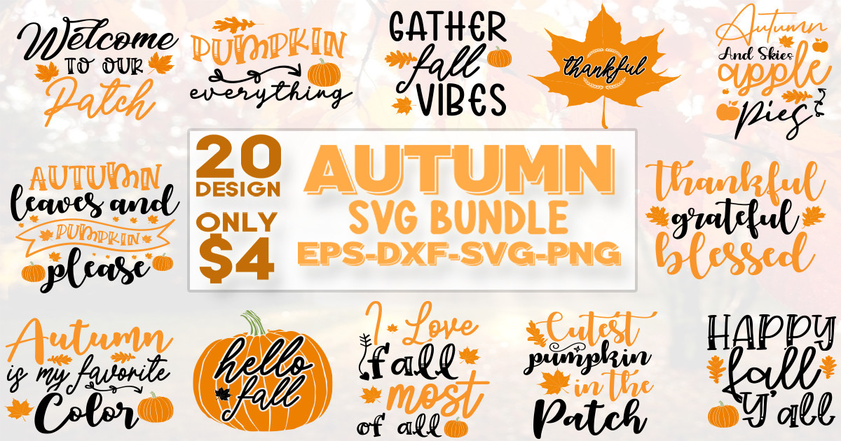 Autumn SVG Bundle Bundle · Creative Fabrica