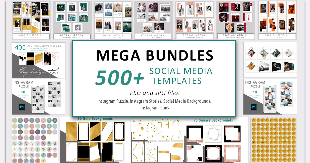 Social Media Template Mega Bundle Bundle · Creative Fabrica
