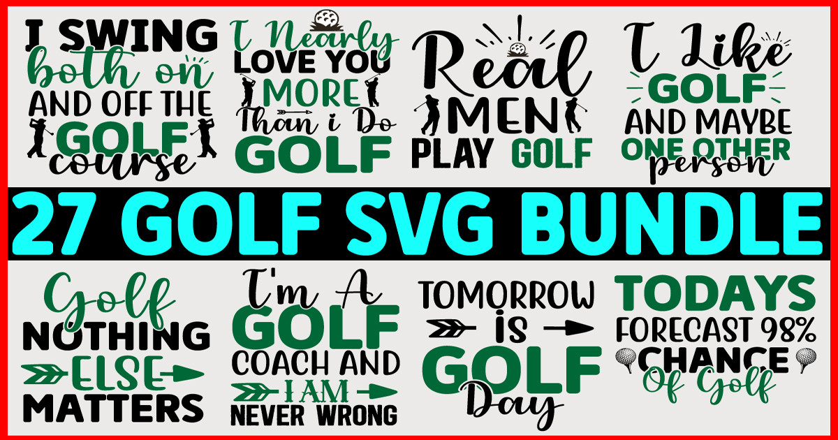 Awesome Golf SVG Design Bundle Bundle · Creative Fabrica