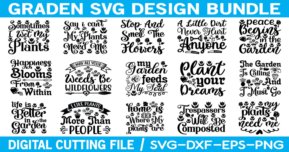 Garden SVG Design Bundle Bundle · Creative Fabrica