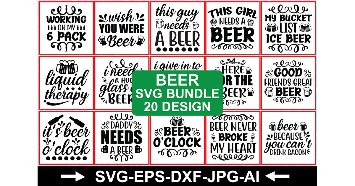 Beer SVG Bundle Bundle · Creative Fabrica