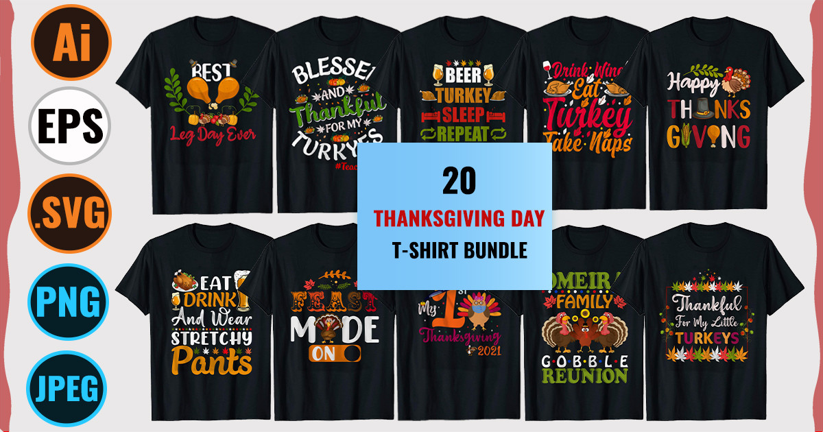 Thanksgiving Day Design Bundle Bundle · Creative Fabrica