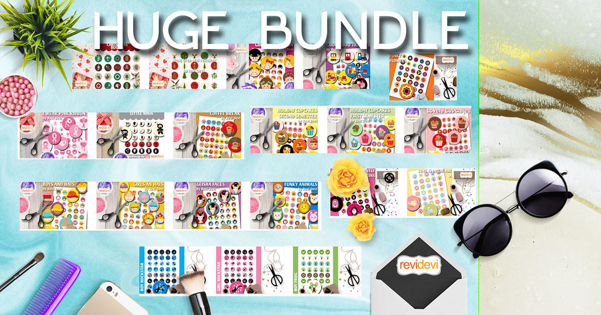 Cute Printable Circle Graphic Bundle Bundle · Creative Fabrica