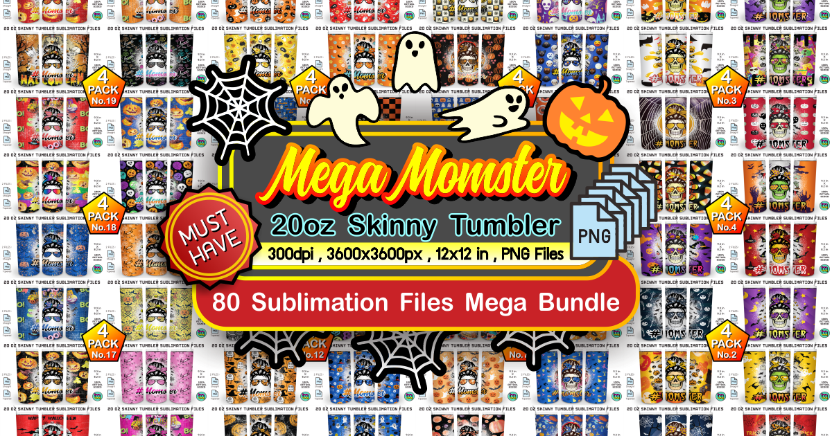 Mega Momster Bundle Bundle · Creative Fabrica