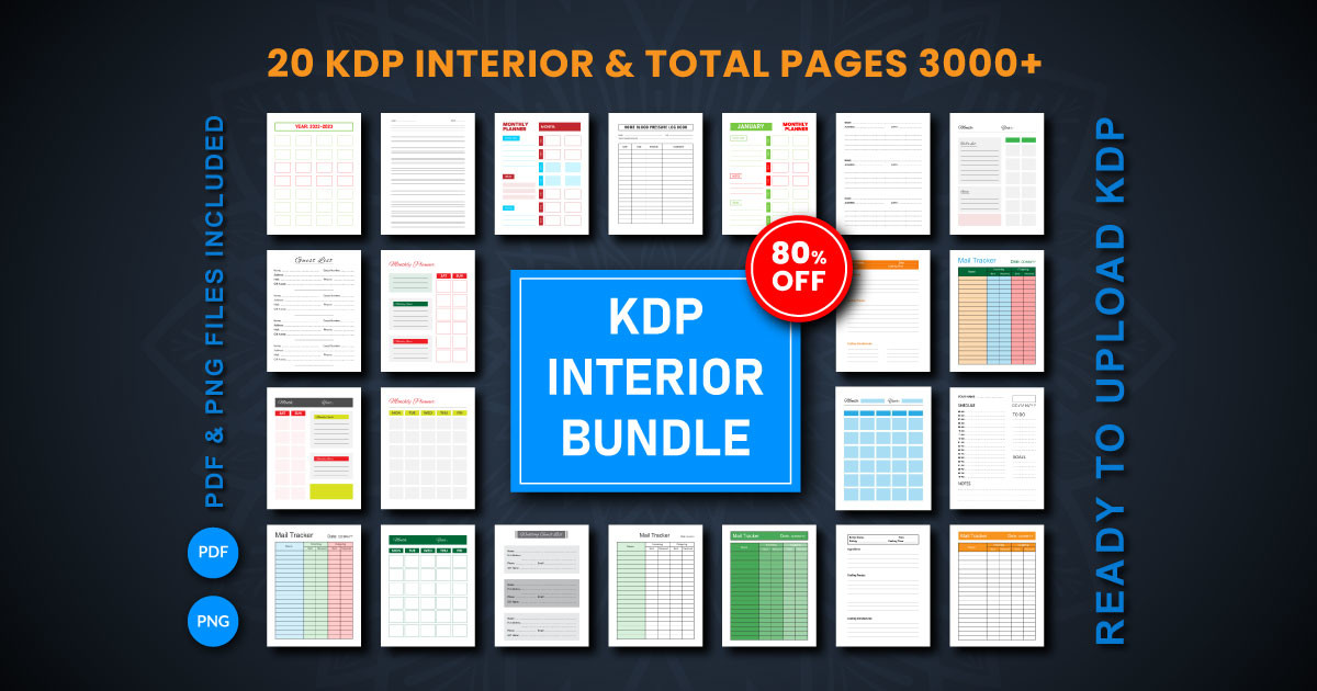KDP Interior Bundle Bundle · Creative Fabrica