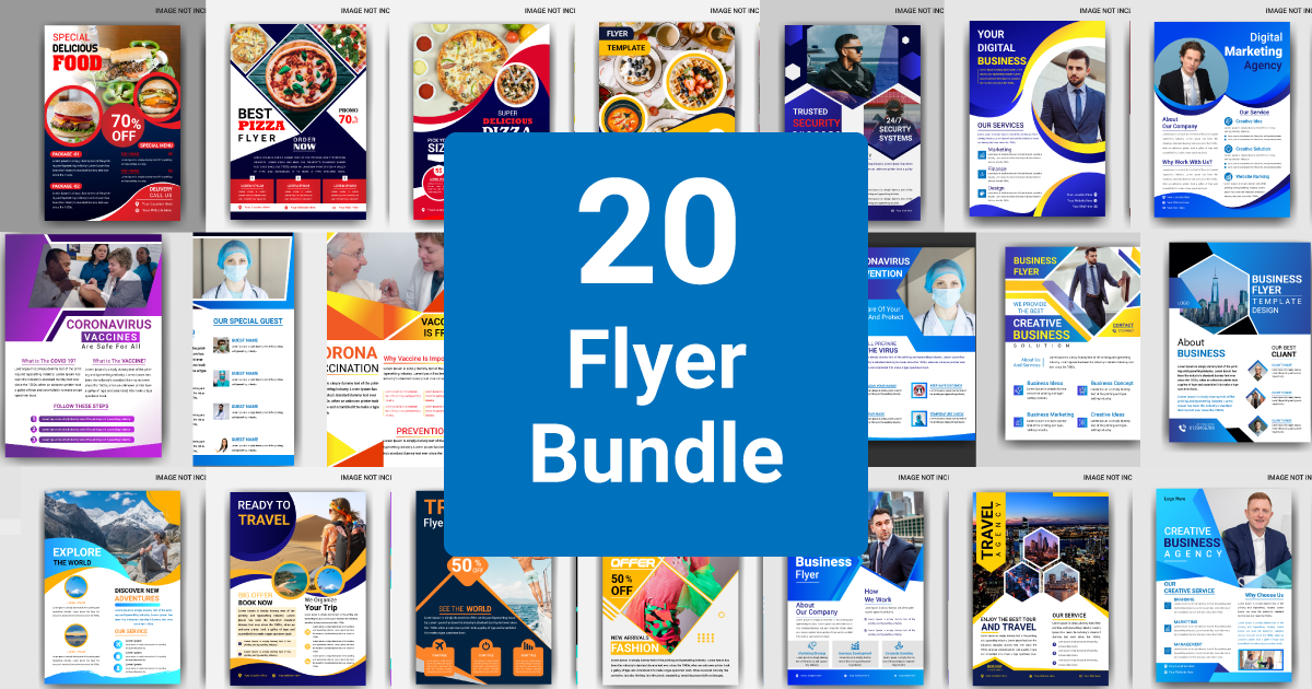 Flyer Bundle Bundle · Creative Fabrica