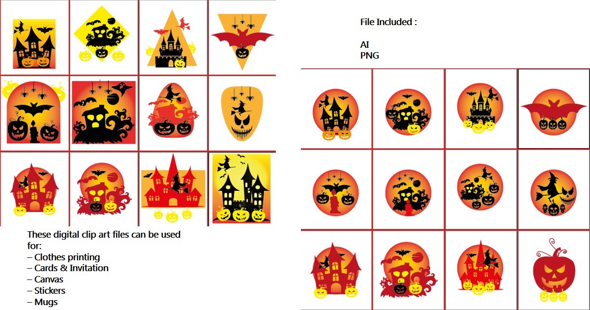 Halloween Design Bundle Bundle · Creative Fabrica