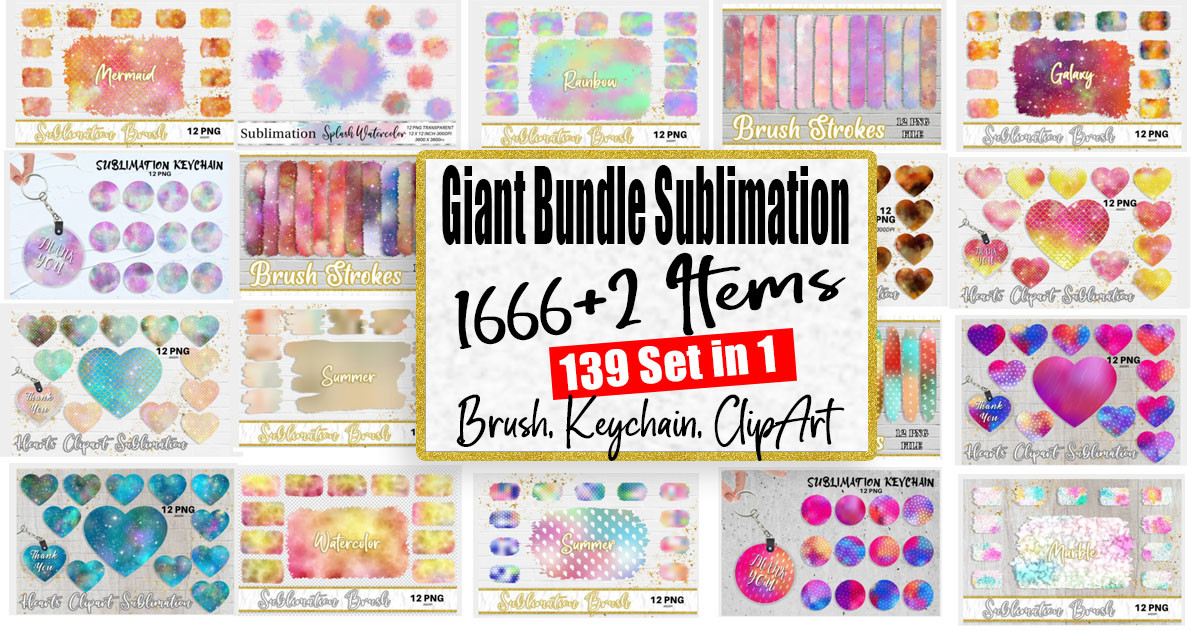 Giant Graphics Sublimation Bundle Bundle · Creative Fabrica
