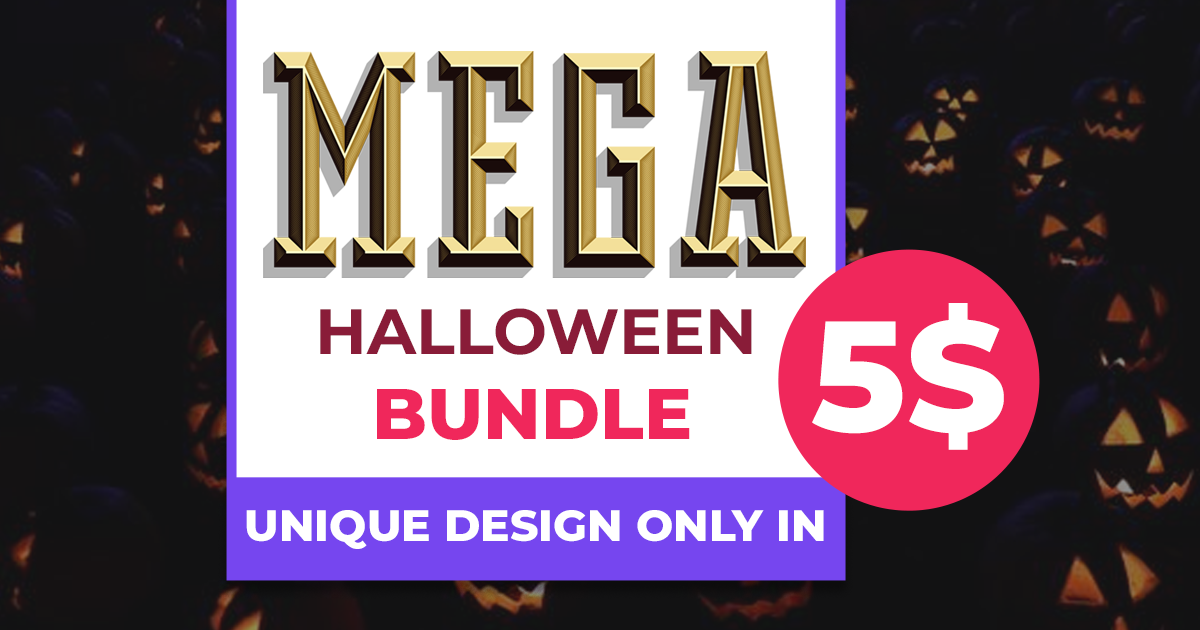 Mega Halloween Bundle Bundle · Creative Fabrica