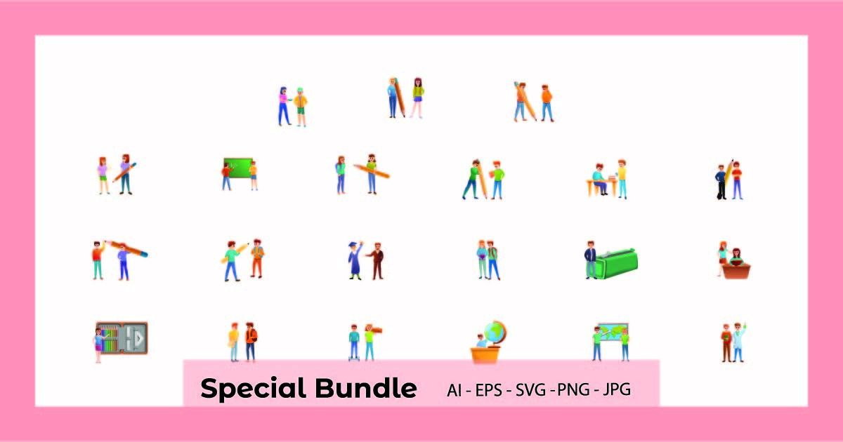 Student Activities in School Bundle Bundle · Creative Fabrica