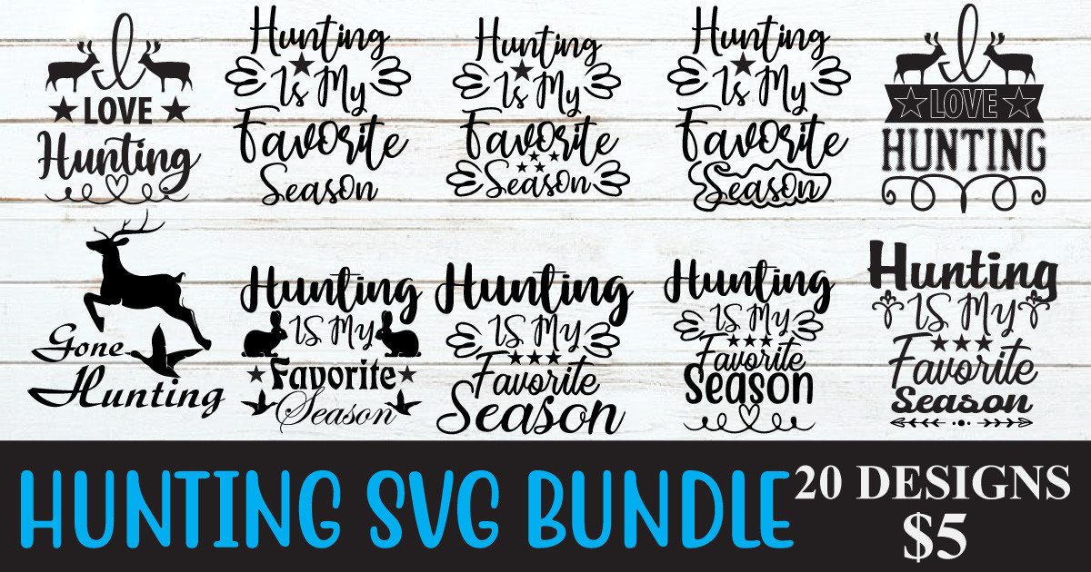 Hunting SVG Bundle Bundle · Creative Fabrica