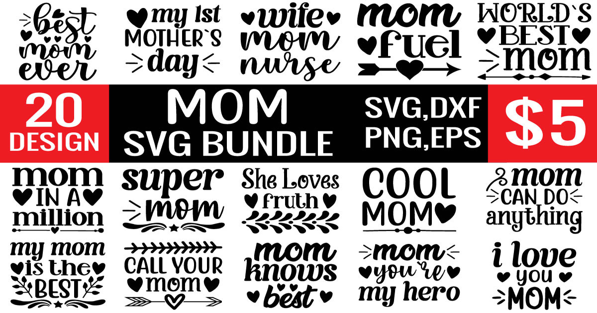 Mom SVG Bundle Bundle · Creative Fabrica