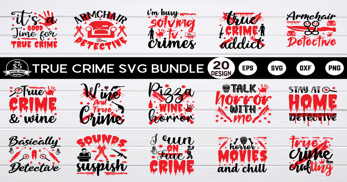 True Crime Bundle Bundle · Creative Fabrica