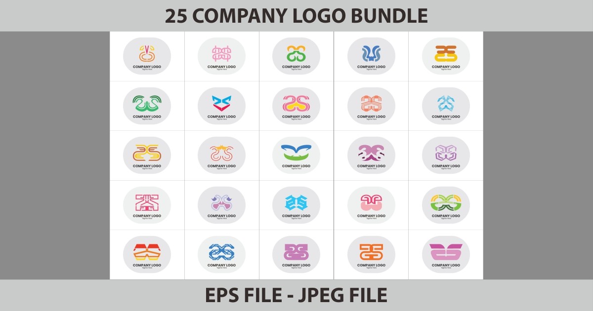 Company Logo Bundle 2 Bundle · Creative Fabrica