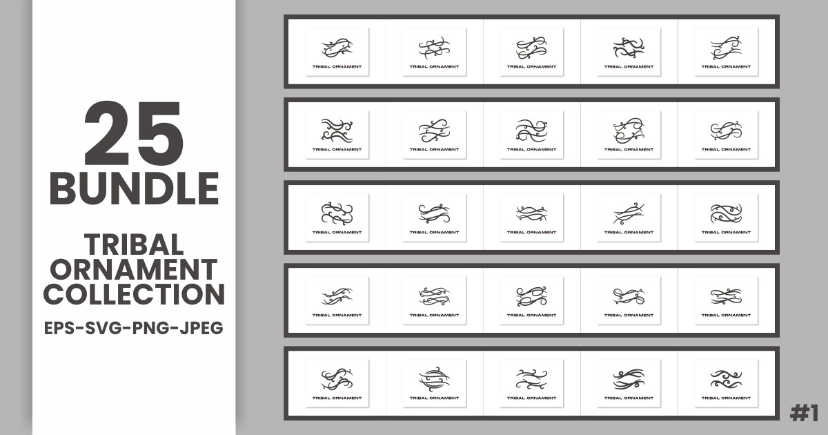 Tribal Ornament Bundle 1 Bundle · Creative Fabrica