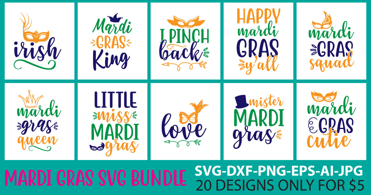 Mardi Gras Bundle Bundle · Creative Fabrica