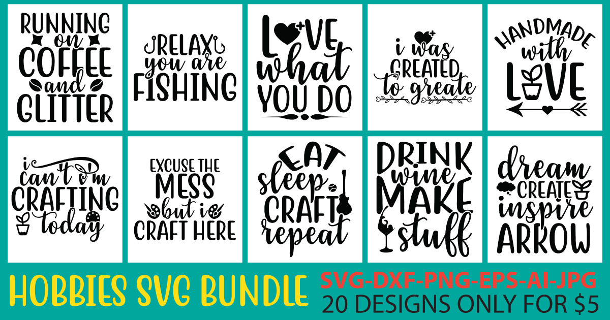 Hobbies SVG Bundle Bundle · Creative Fabrica