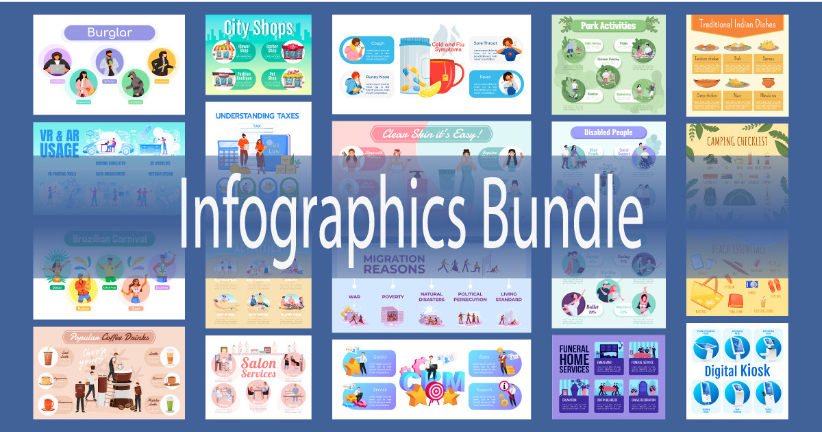Infographics Bundle Bundle · Creative Fabrica