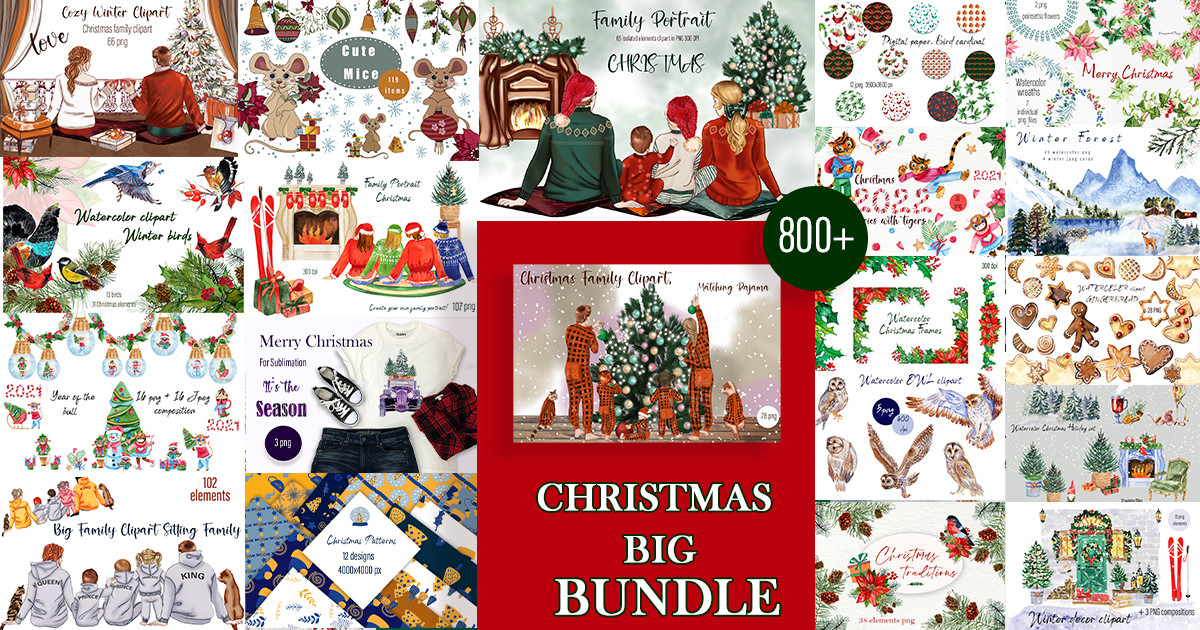 Christmas Big Bundle Bundle · Creative Fabrica