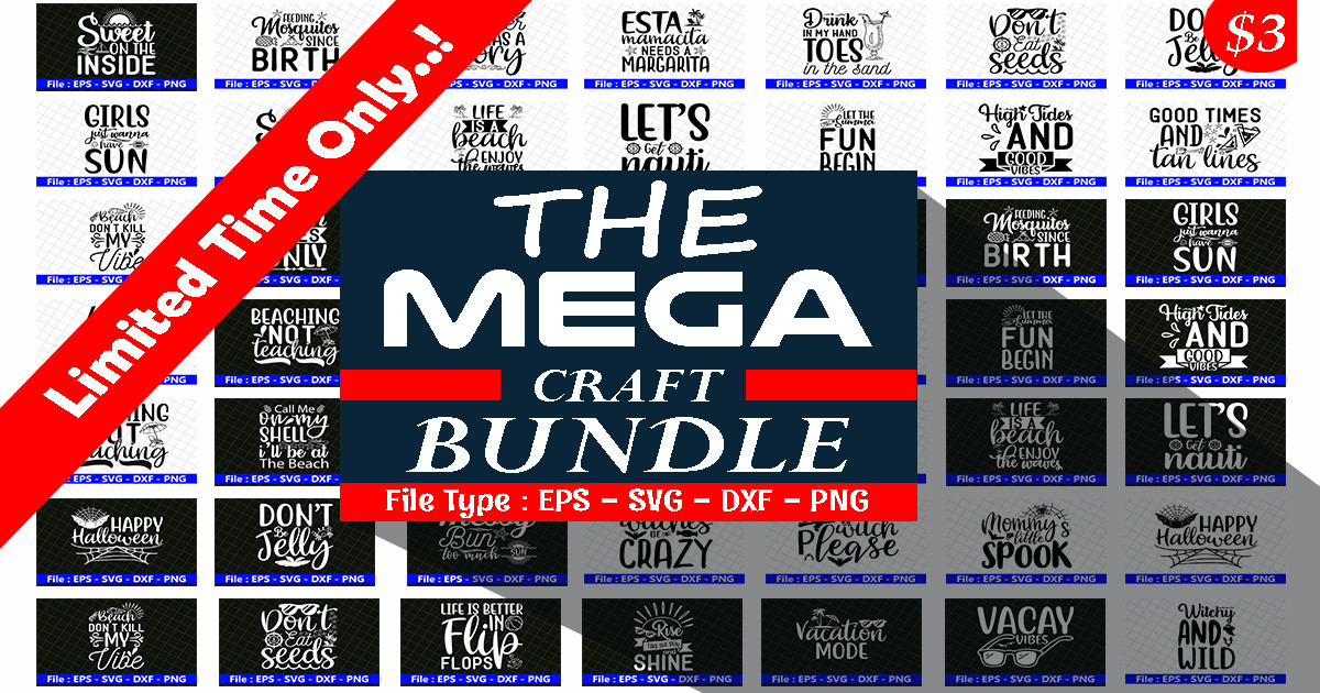 Mega Craft Bundle Bundle · Creative Fabrica