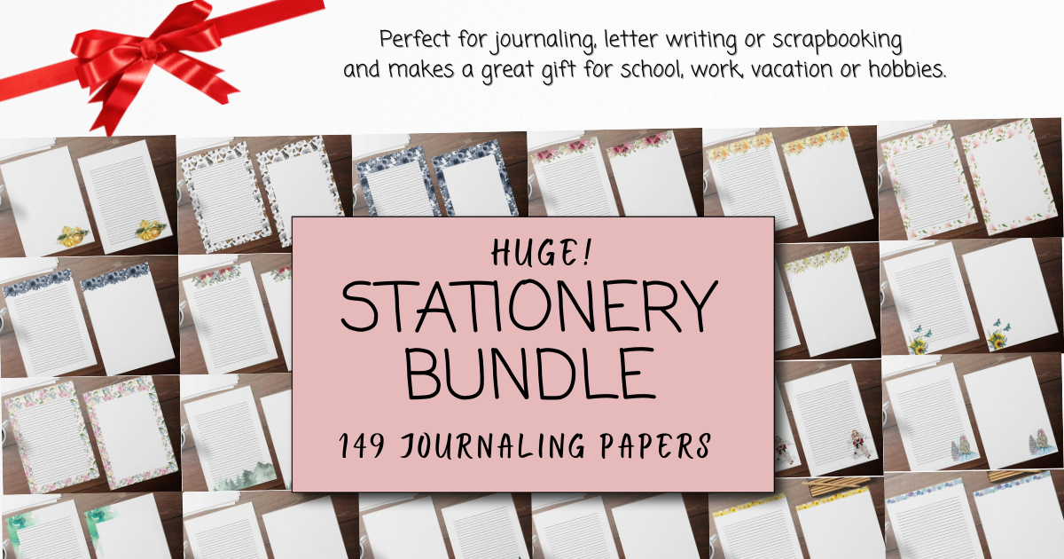 Journaling Papers Bundle Bundle · Creative Fabrica