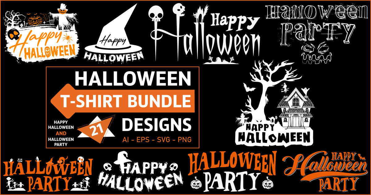 Happy Halloween Party Bundle Bundle · Creative Fabrica