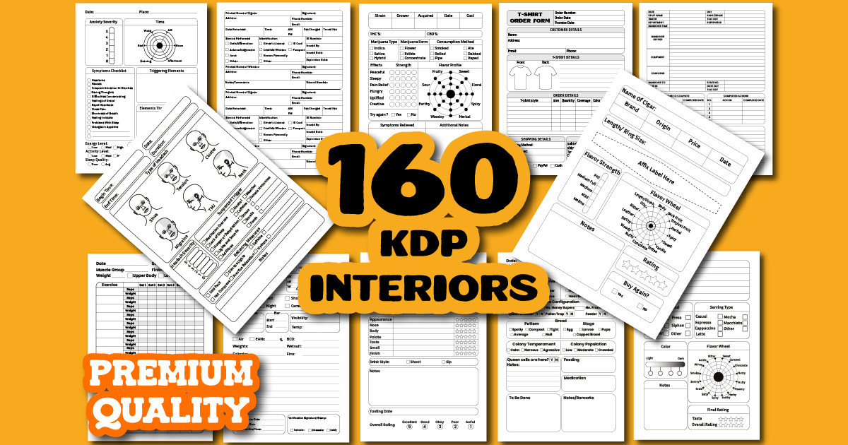 KDP Templates Bundle Bundle · Creative Fabrica