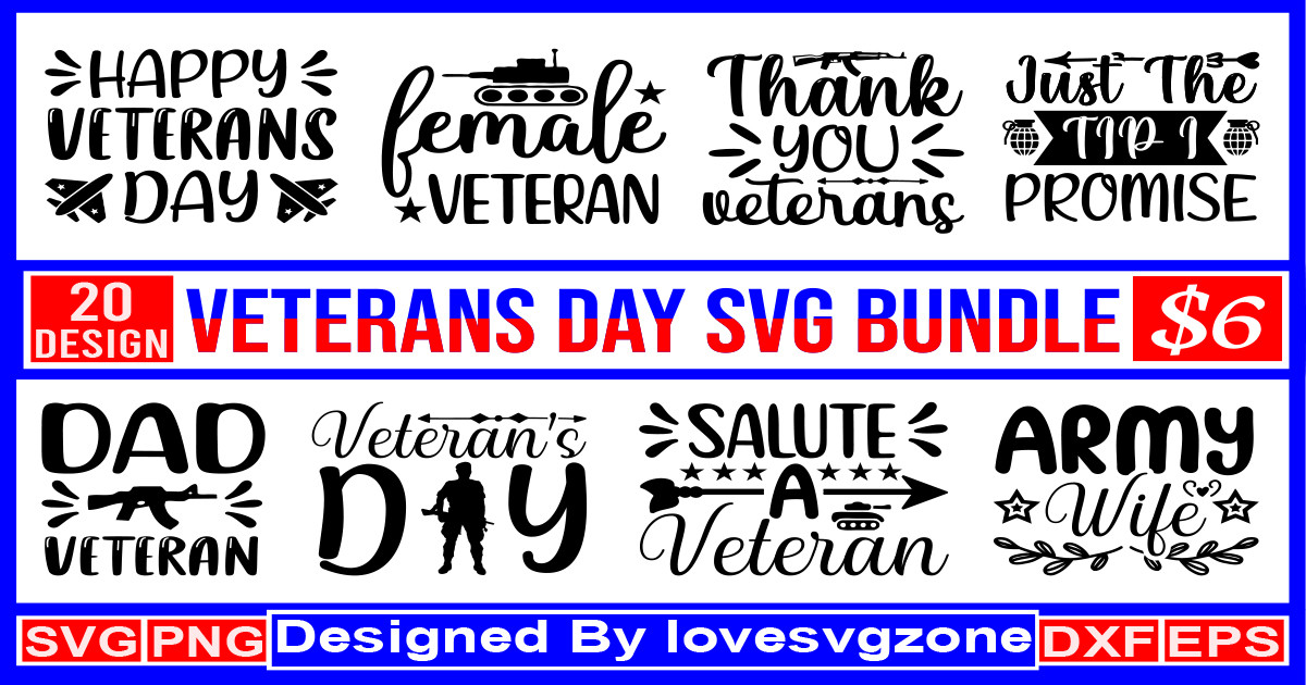 Veterans Day SVG Bundle Bundle · Creative Fabrica