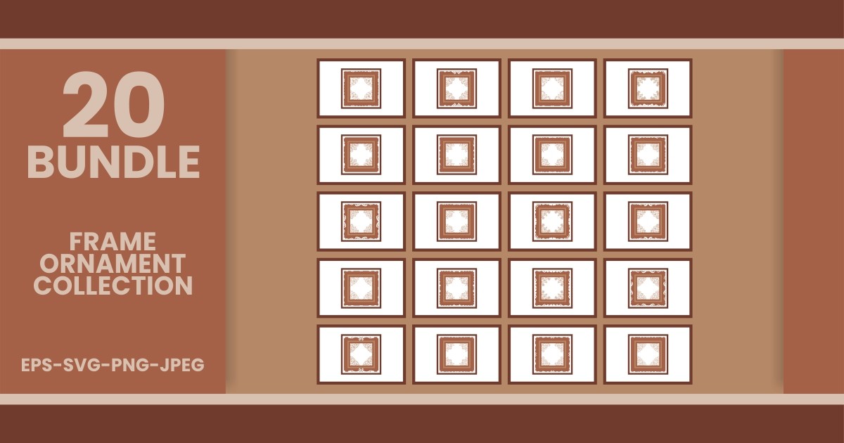 Frame Ornament Bundle 1 Bundle · Creative Fabrica