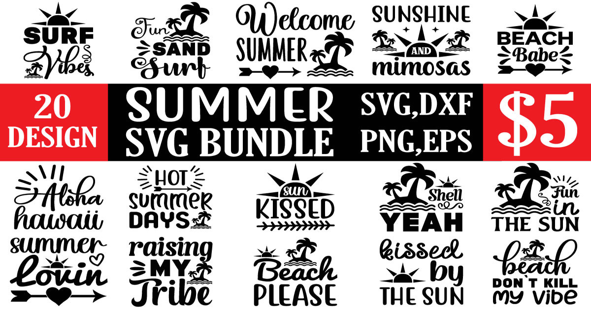 Summer SVG Bundle Bundle · Creative Fabrica