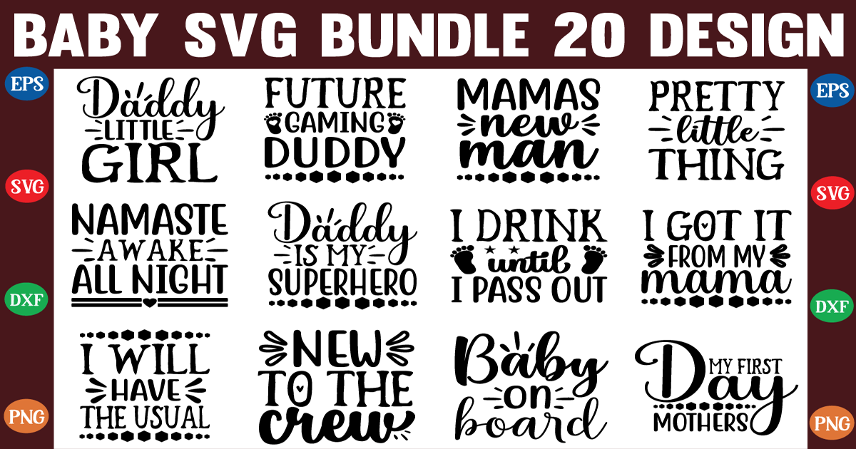 Baby SVG Bundle Bundle · Creative Fabrica