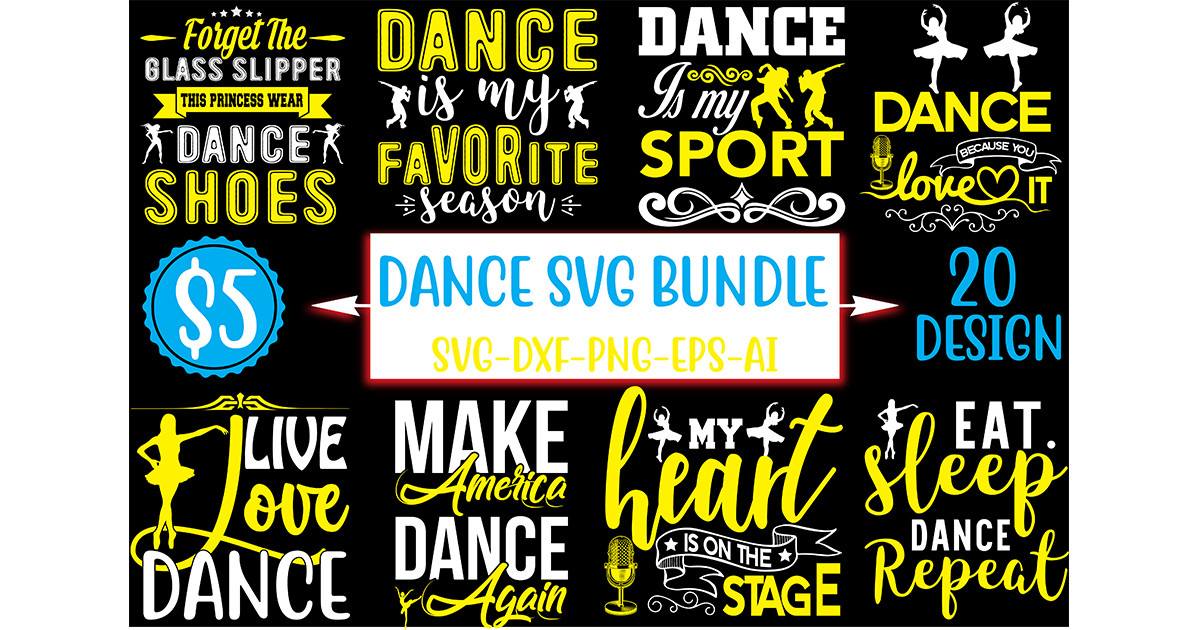 Dance SVG Bundle Bundle · Creative Fabrica