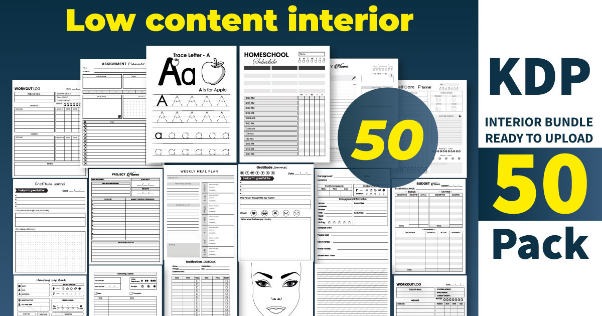 KDP Interior Bundle Bundle · Creative Fabrica