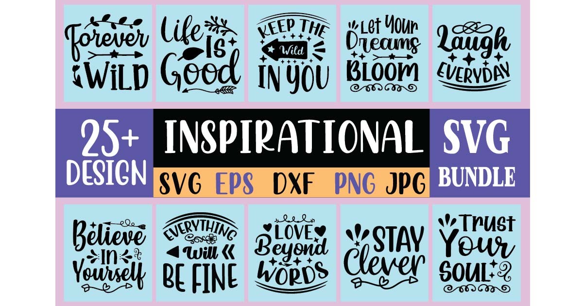 Inspirational SVG Design Bundle Bundle · Creative Fabrica