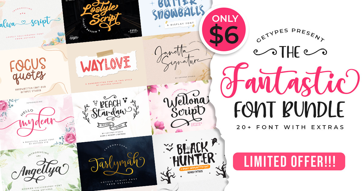 Fantastic Font Bundle Bundle · Creative Fabrica