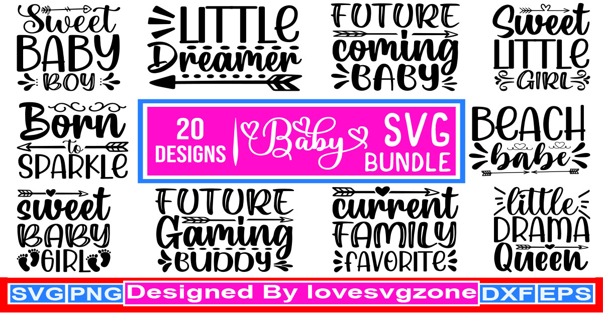 Baby SVG Bundle Vol 2 Bundle · Creative Fabrica