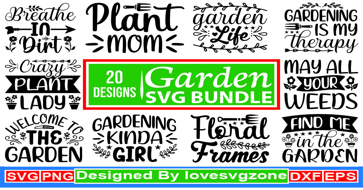 Garden SVG Bundle Bundle · Creative Fabrica