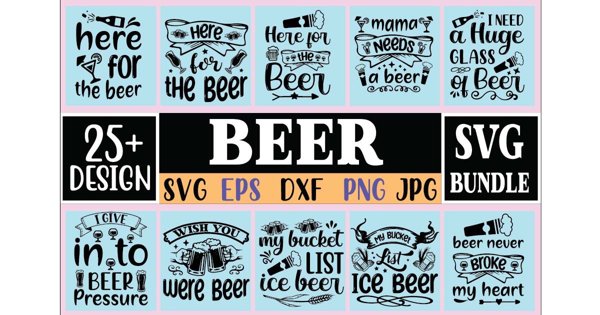 Beer SVG Design Bundle Bundle · Creative Fabrica