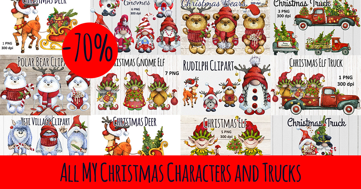 Merry Christmas Bundle Bundle · Creative Fabrica