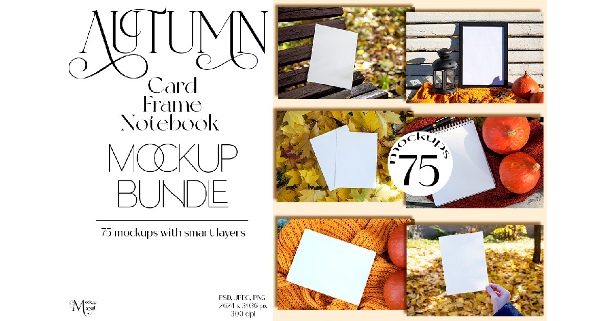Fall Mockup Bundle Bundle · Creative Fabrica