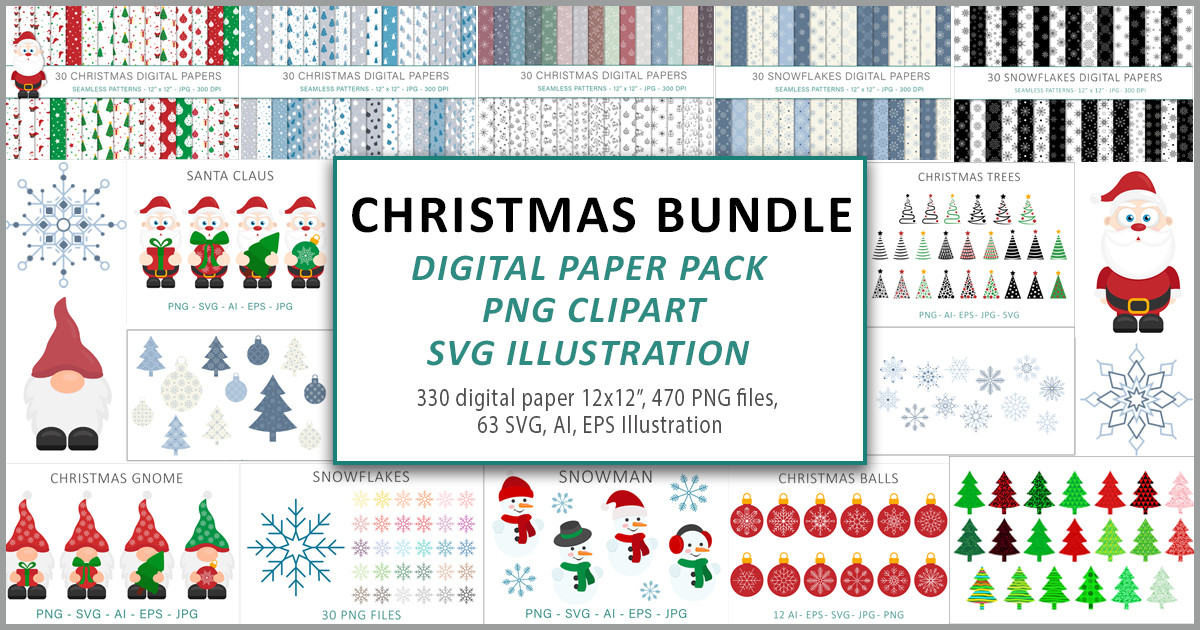 Christmas Mega Bundle Bundle · Creative Fabrica