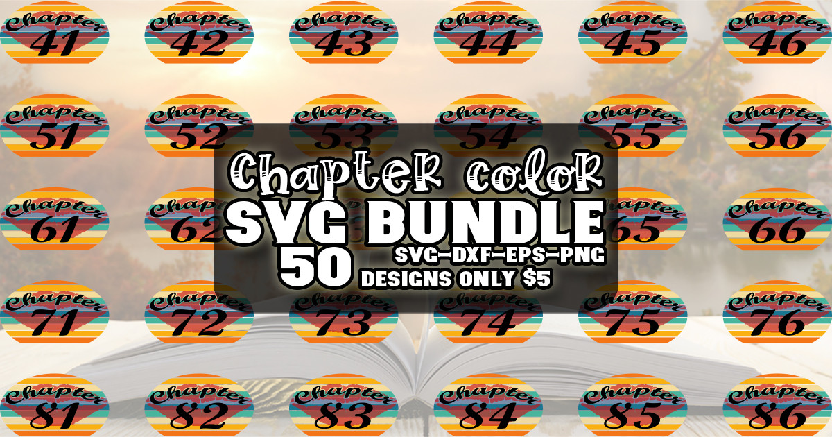 Chapter Color SVG Bundle Bundle · Creative Fabrica