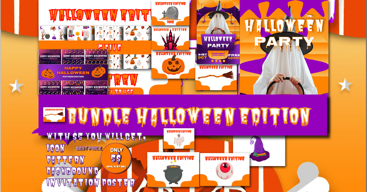 Halloween Bundle Bundle · Creative Fabrica