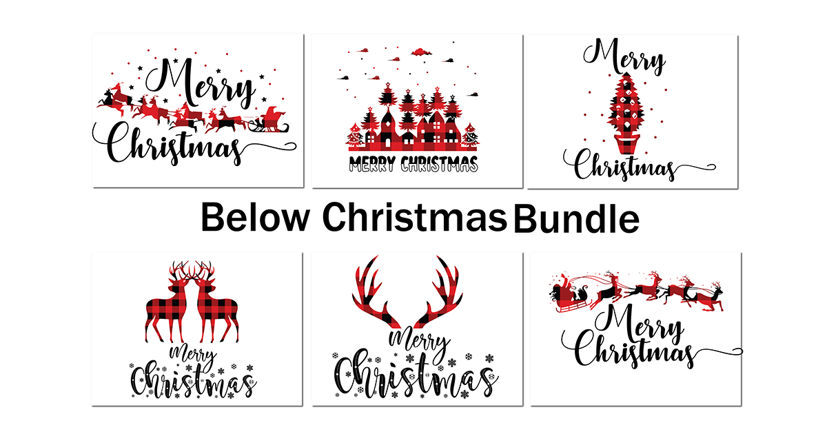 Below Christmas Bundle Bundle · Creative Fabrica