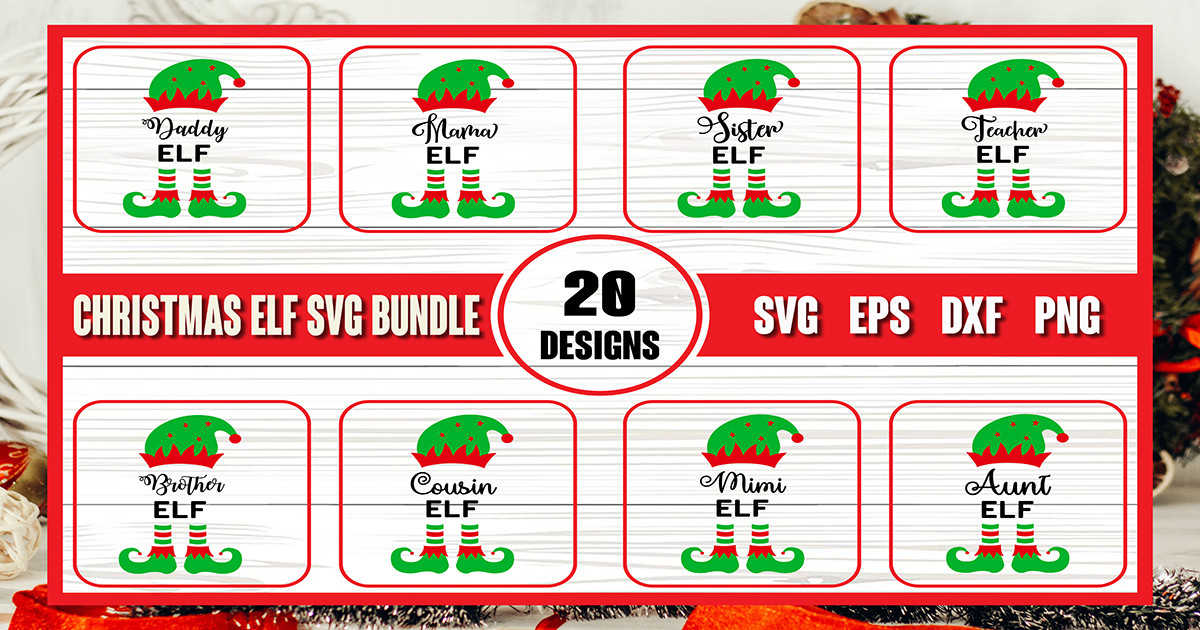 Christmas Elf SVG Bundle Bundle · Creative Fabrica