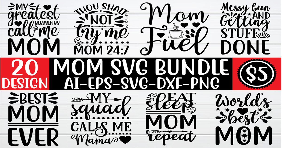 Mom SVG Bundle Bundle · Creative Fabrica