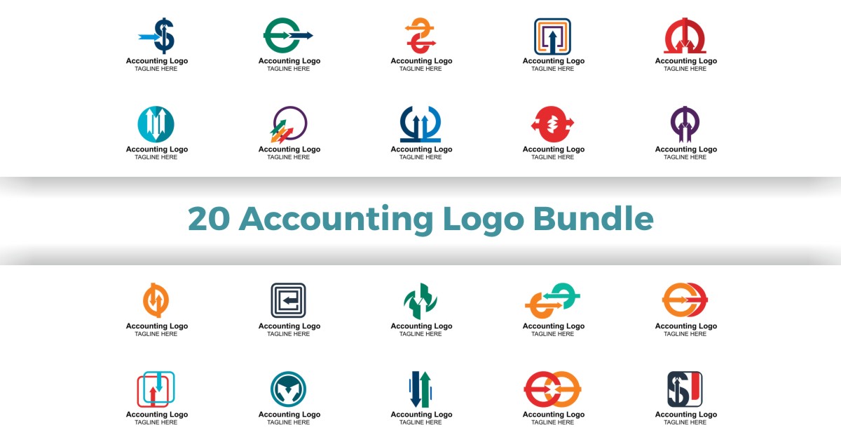 Accounting Logos Bundle Bundle · Creative Fabrica