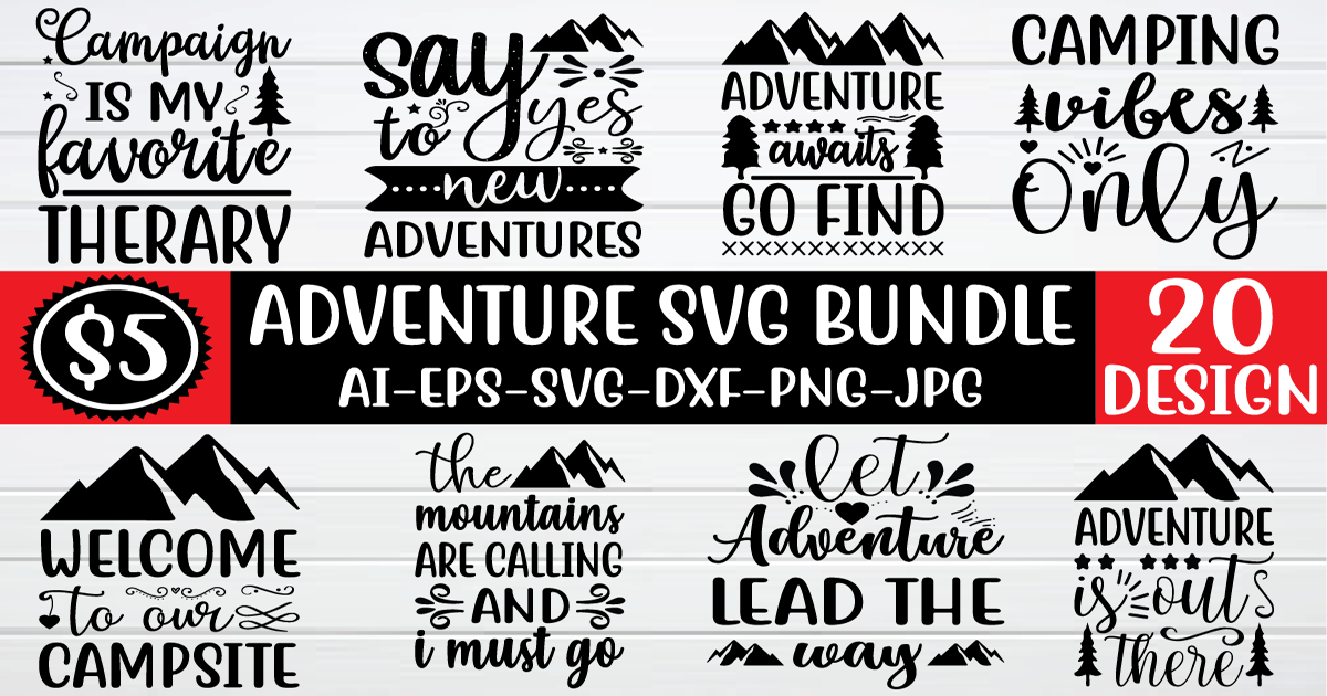 Adventure SVG Bundle Bundle · Creative Fabrica
