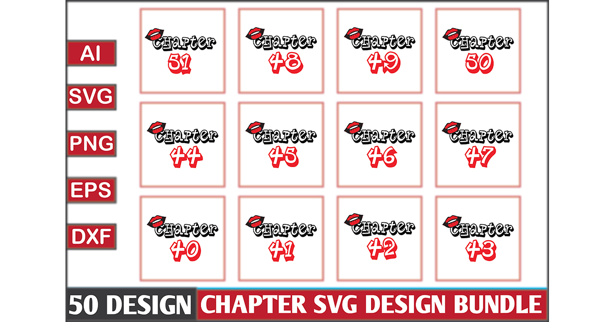 Chapter SVG Design Bundle Bundle · Creative Fabrica