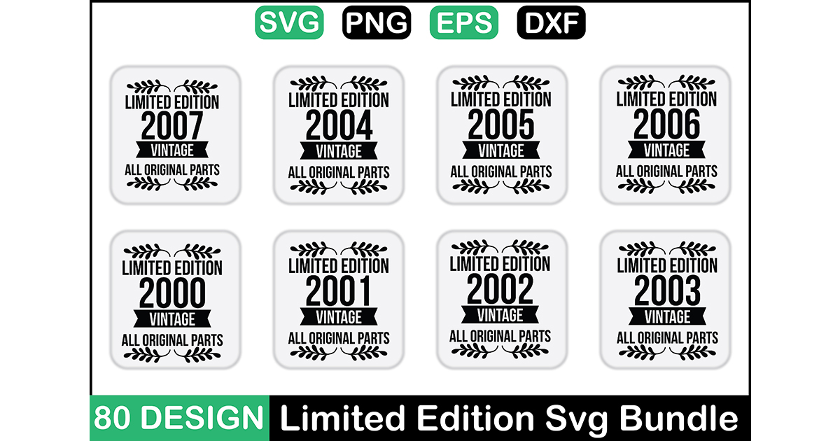 Limited Edition SVG Bundle Bundle · Creative Fabrica